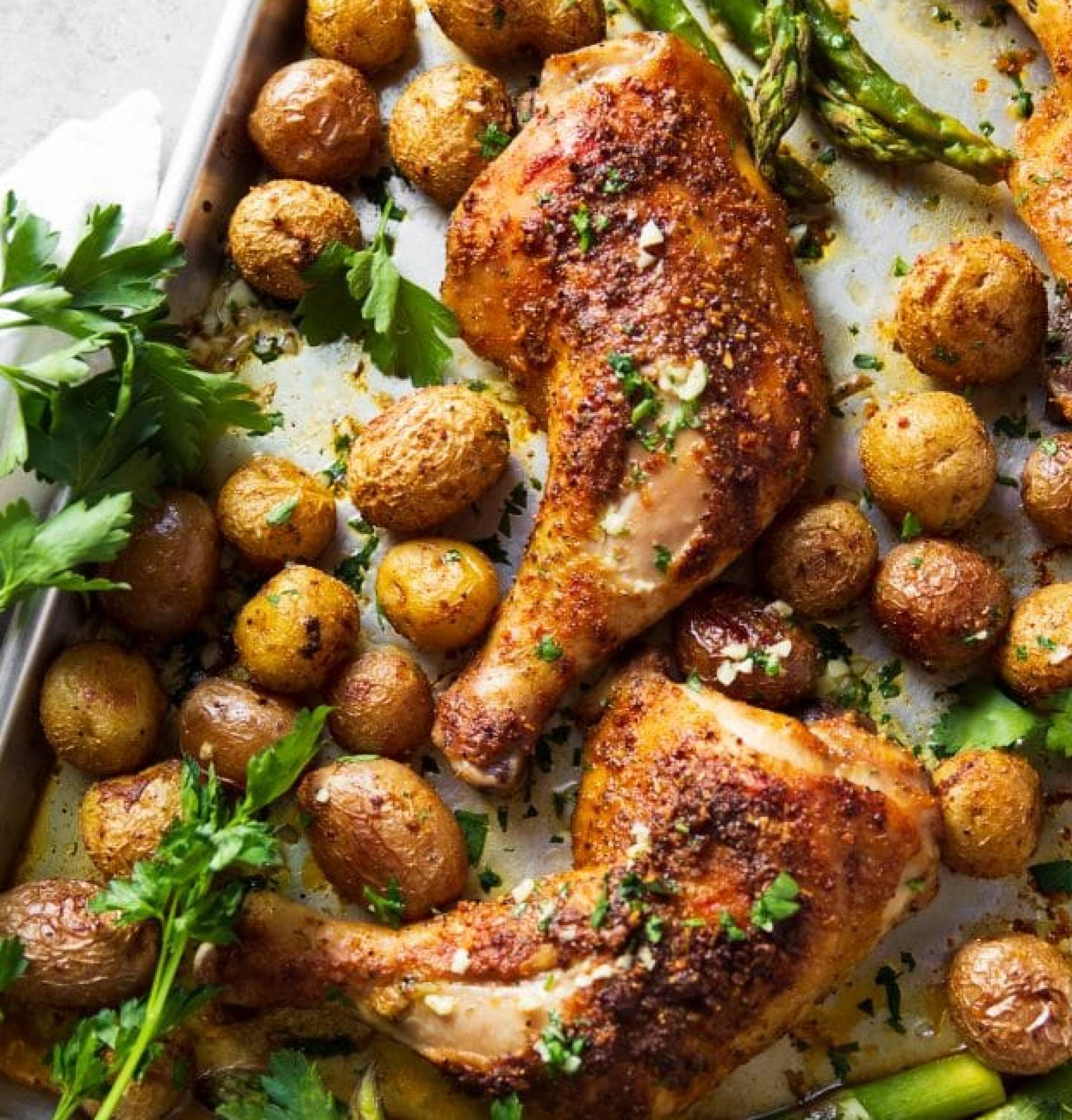 Portugese Chicken Quarter with Parisienne Potatoes (GF) - MealFix Canada